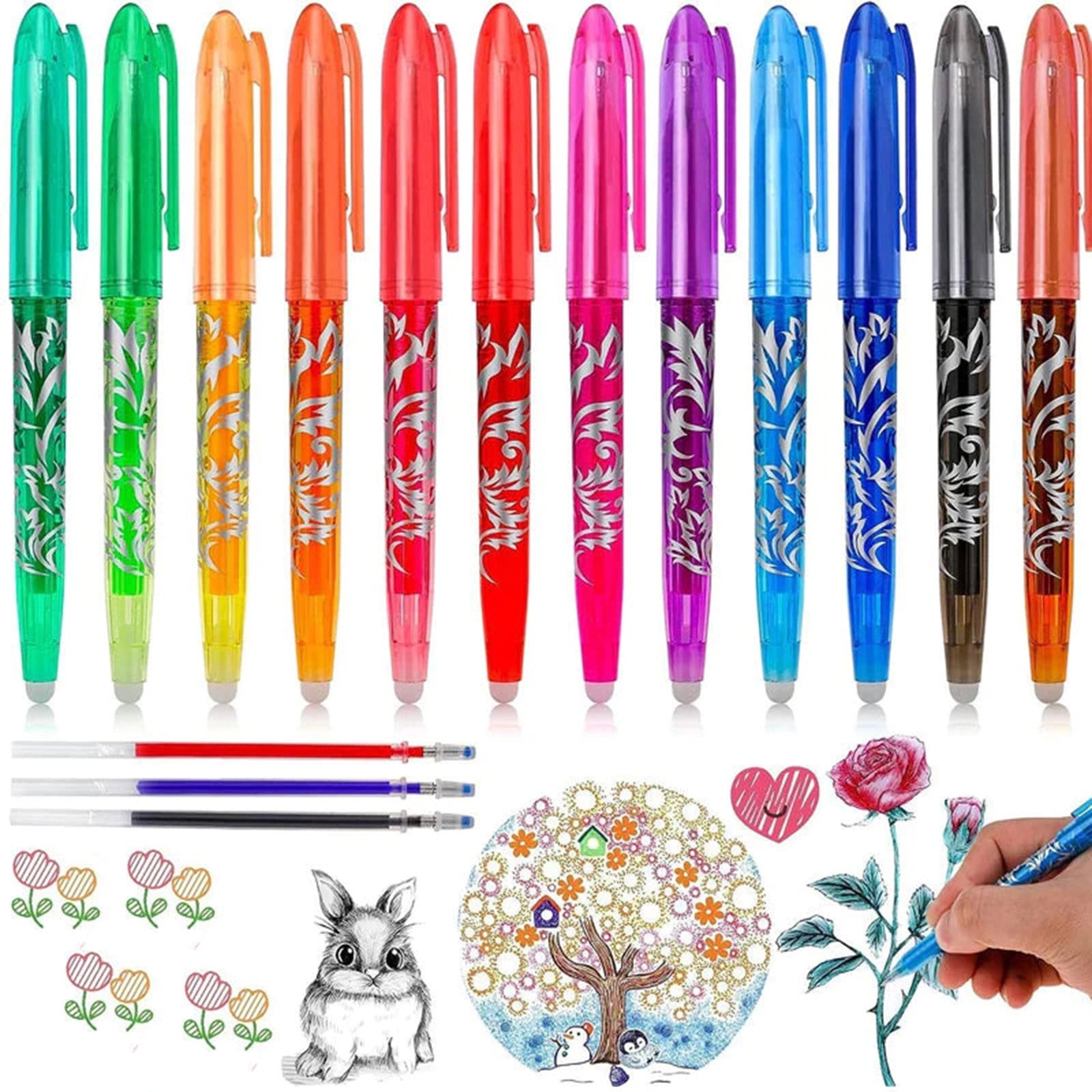 Popular Picks,Erasable Ballpoint Pen,20ml Neutrals,Color Erasing ...