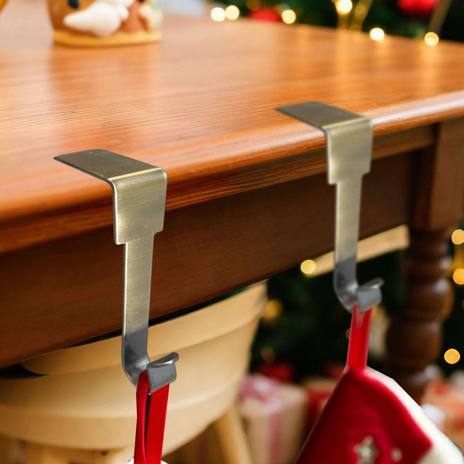 Popular Picks,Fireplace Christmas Stocking Hooks Metal Bag Hooks Sub ...