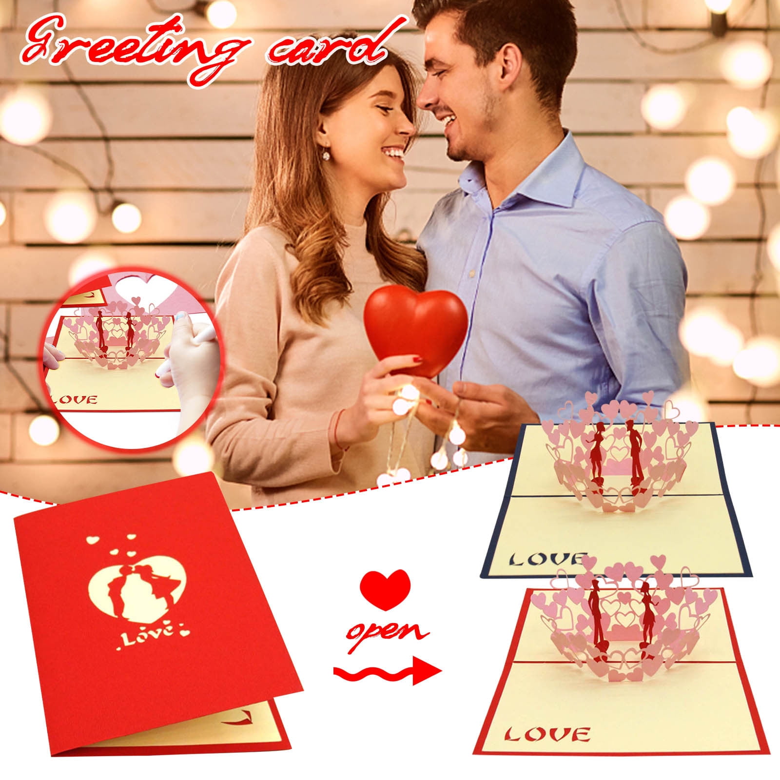 Popular Picks, Invitation Cards Valentine's Day Card Featuring a Paper ...