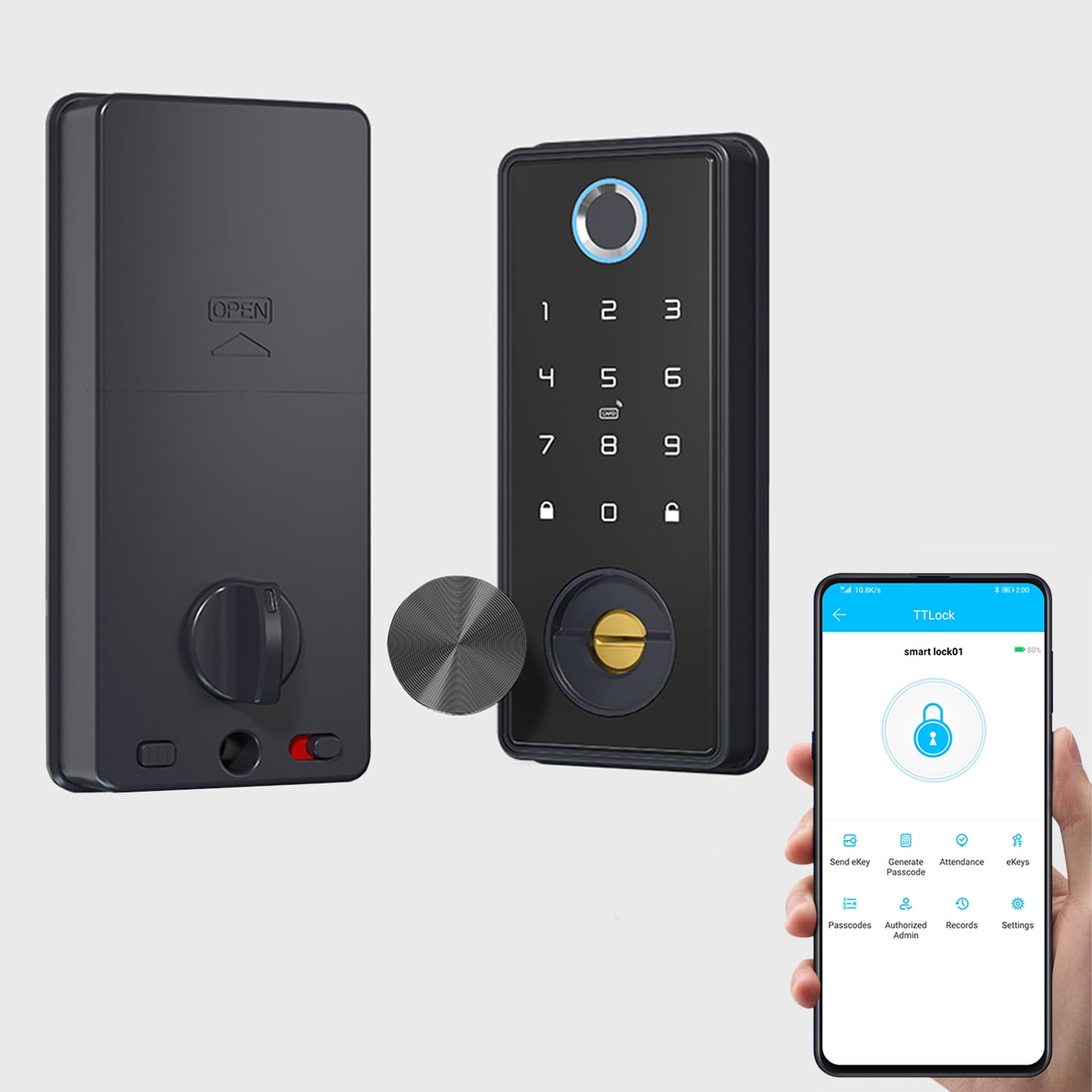 Popular Picks, Keyless Smart Door Lock,Biometric Fingerprint ...