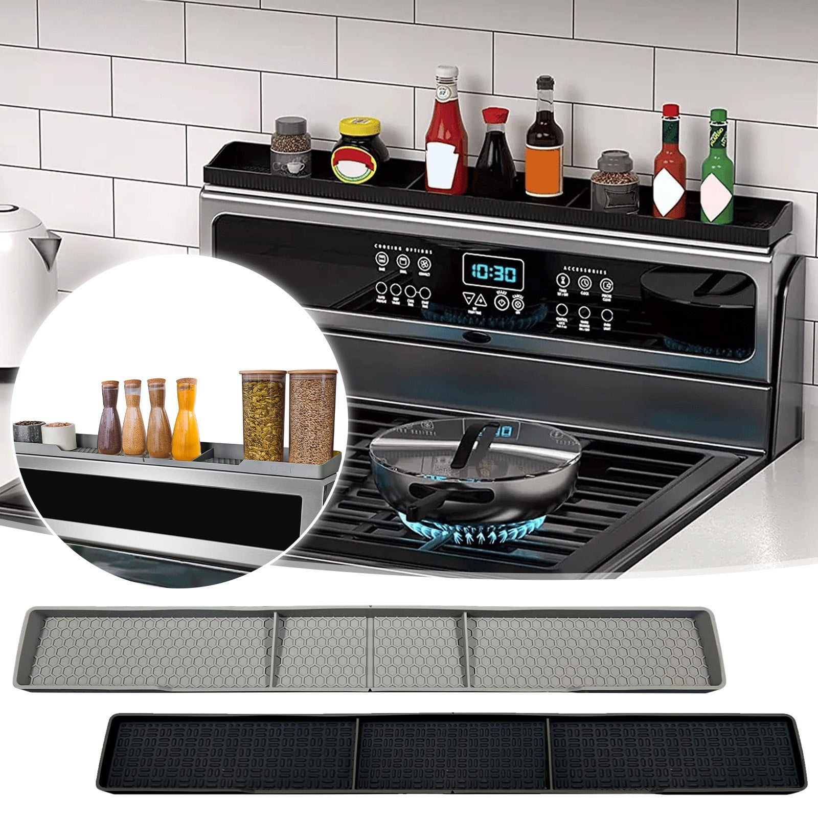 Popular Picks, Magnetic Stove Shelf, Oven Frame for Kitchen, Convenient ...