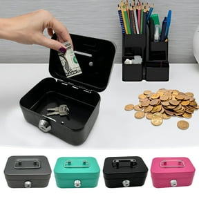 "Nova Pro Supply Alloy Steel Lockable Cash Drop Box, 6""x6""x12 ...