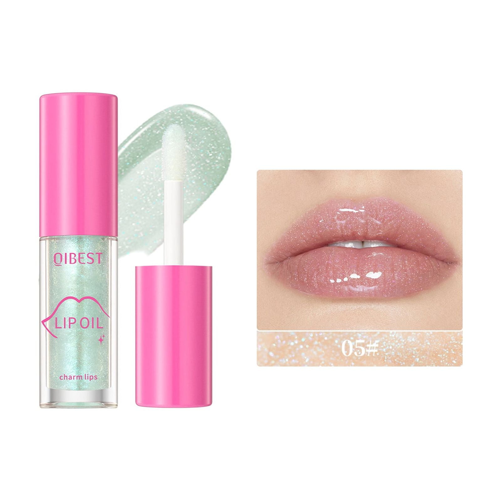 Popular Picks, Mirror Pearl Lip Oil, Hydrating Soft Gloss, Natural ...