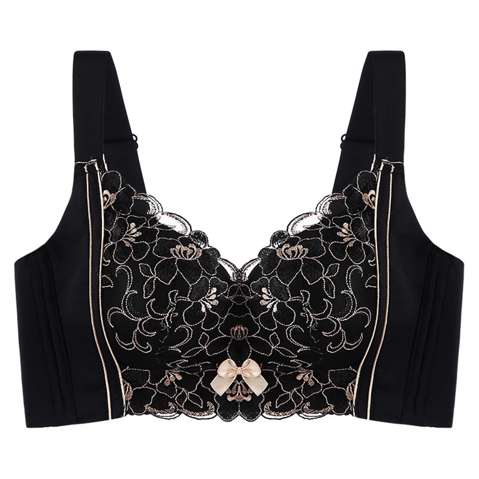 Popular Picks,No-Embroidery Bra, Wide Straps, Thin Cup, Large Size ...