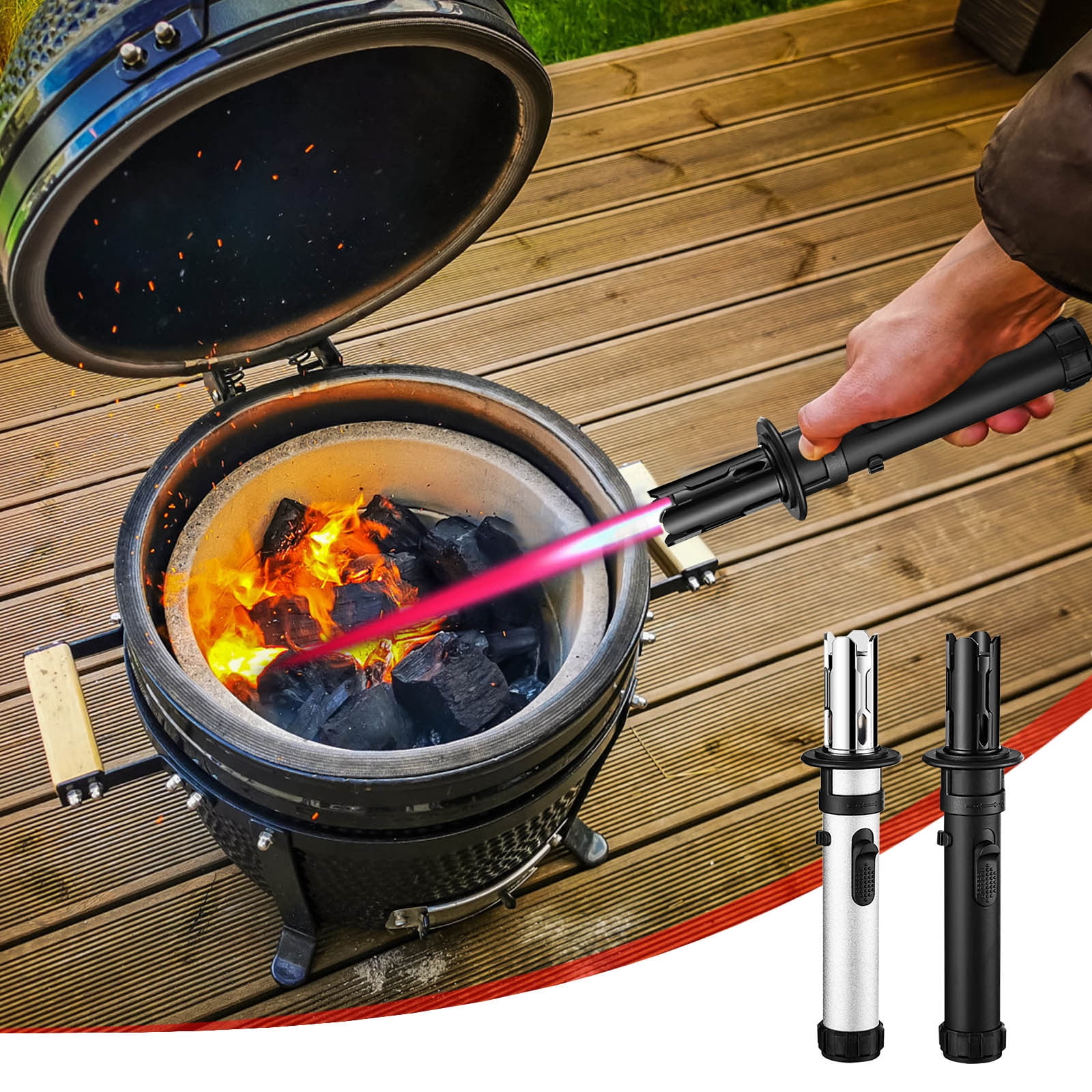 Popular Picks, Outdoor Red Flames Inflatable Lighter, High Temperature ...
