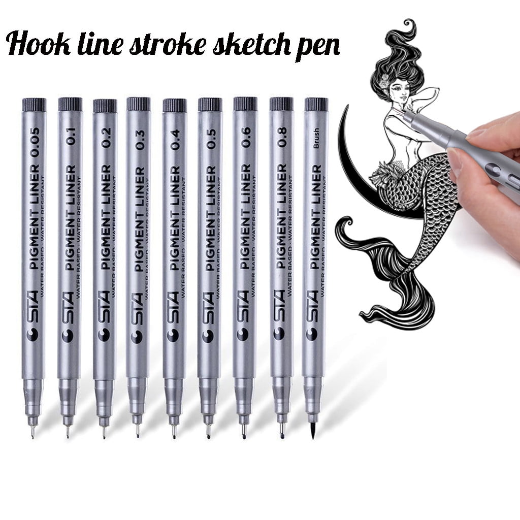 Popular Picks, Pens,1PC Precision Micro Line Pens Archival Artist ...