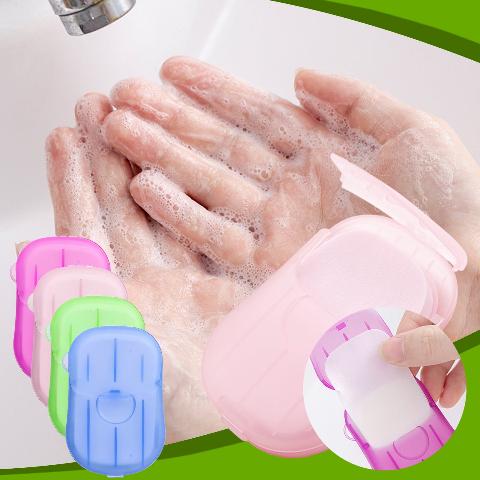 Popular Picks, Portable Soap Tablets, Travel Size Cleaning, 20 Count ...