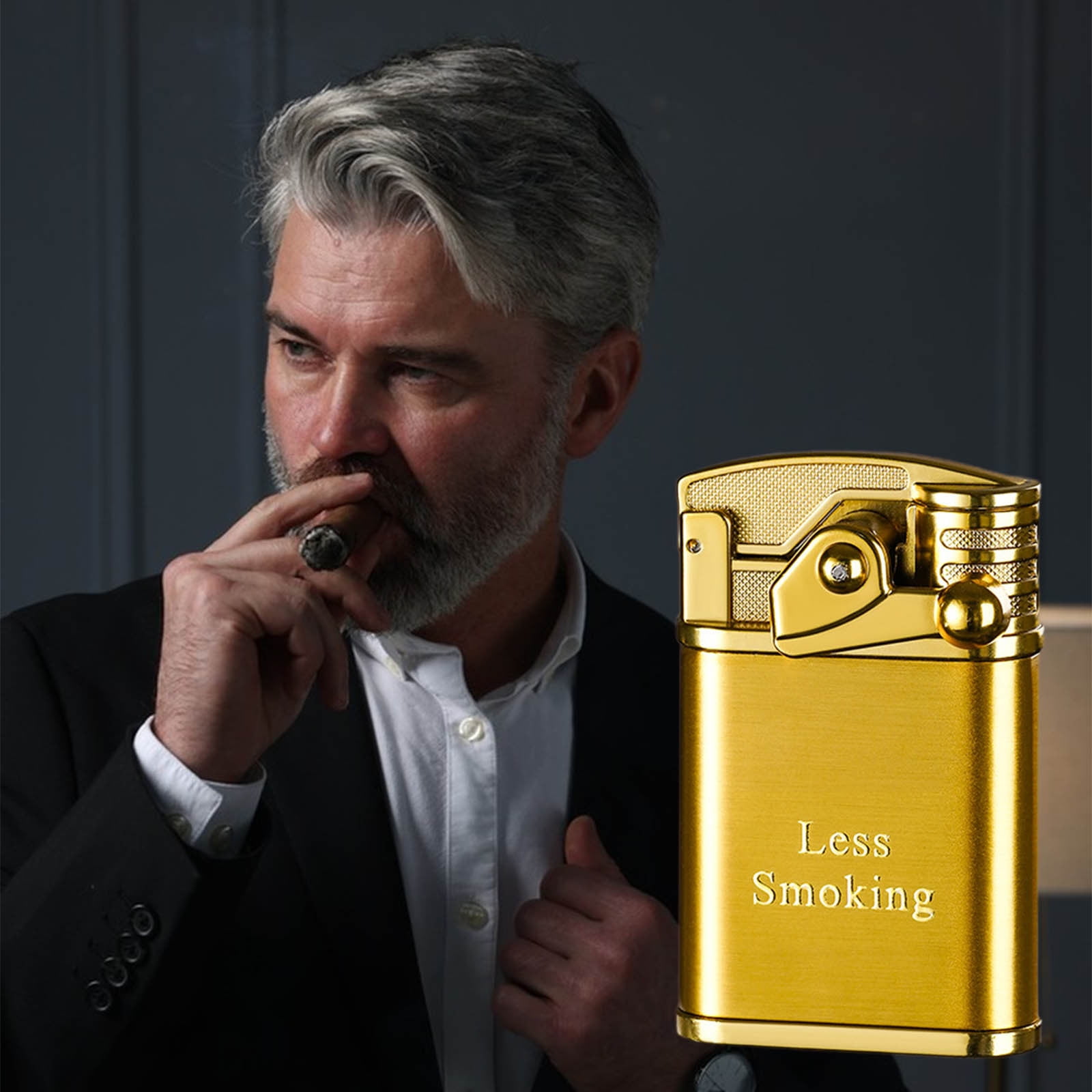 Popular Picks, Retro Rocker Arm Lighter, Straight Forward Windproof ...