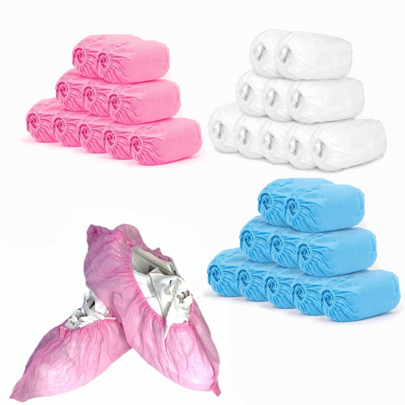 Popular Picks, Shoe Covers Disposable 100 Pack, 50 Pairs Boot Covers ...