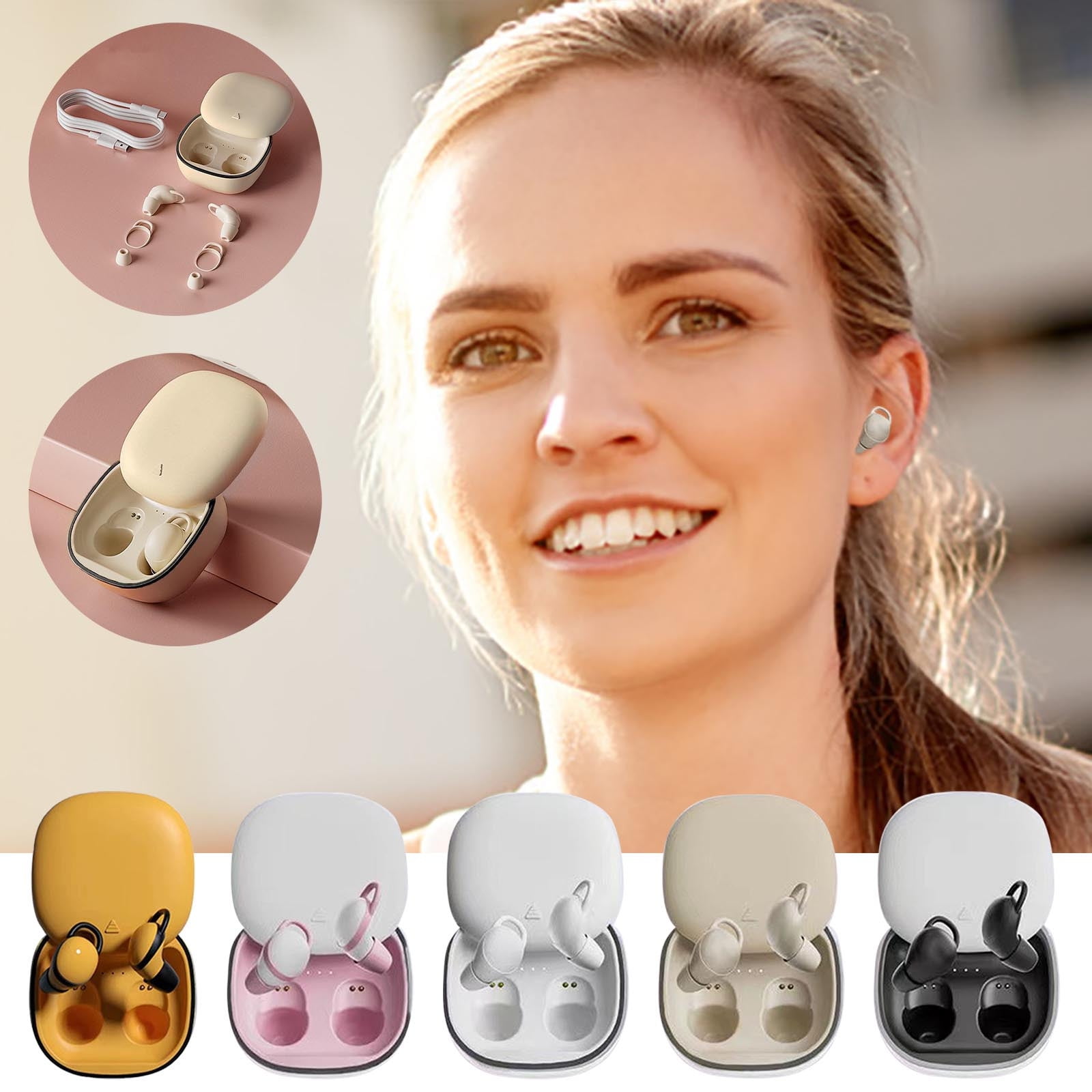 Popular Picks, Sleep Bluetooth Headphones, Mini Earplug Design ...