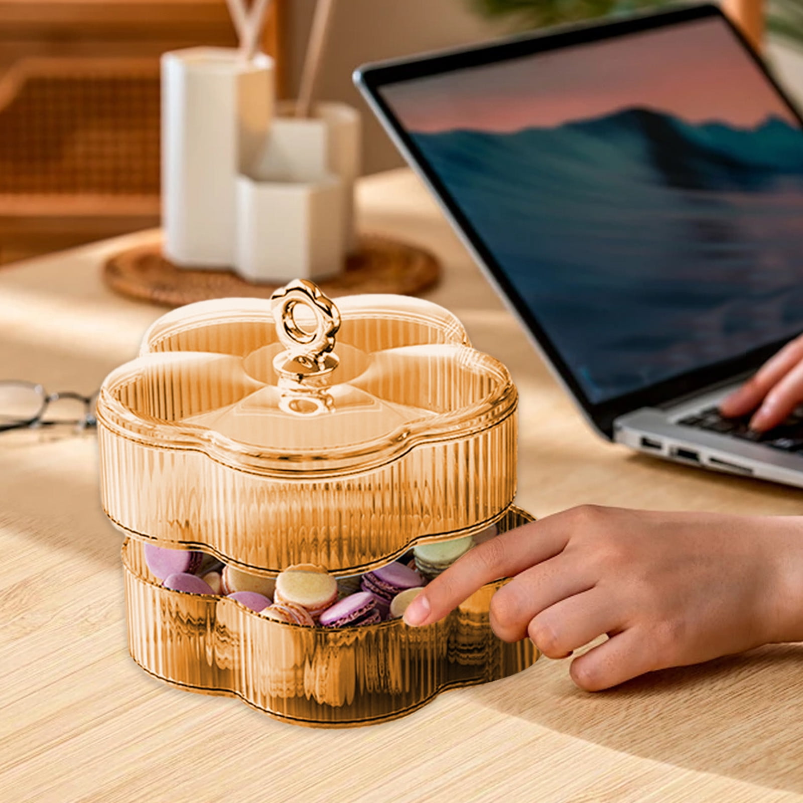 Popular Picks, Snack Bowl Serving Tray, Candy Organizer, Divided Food ...