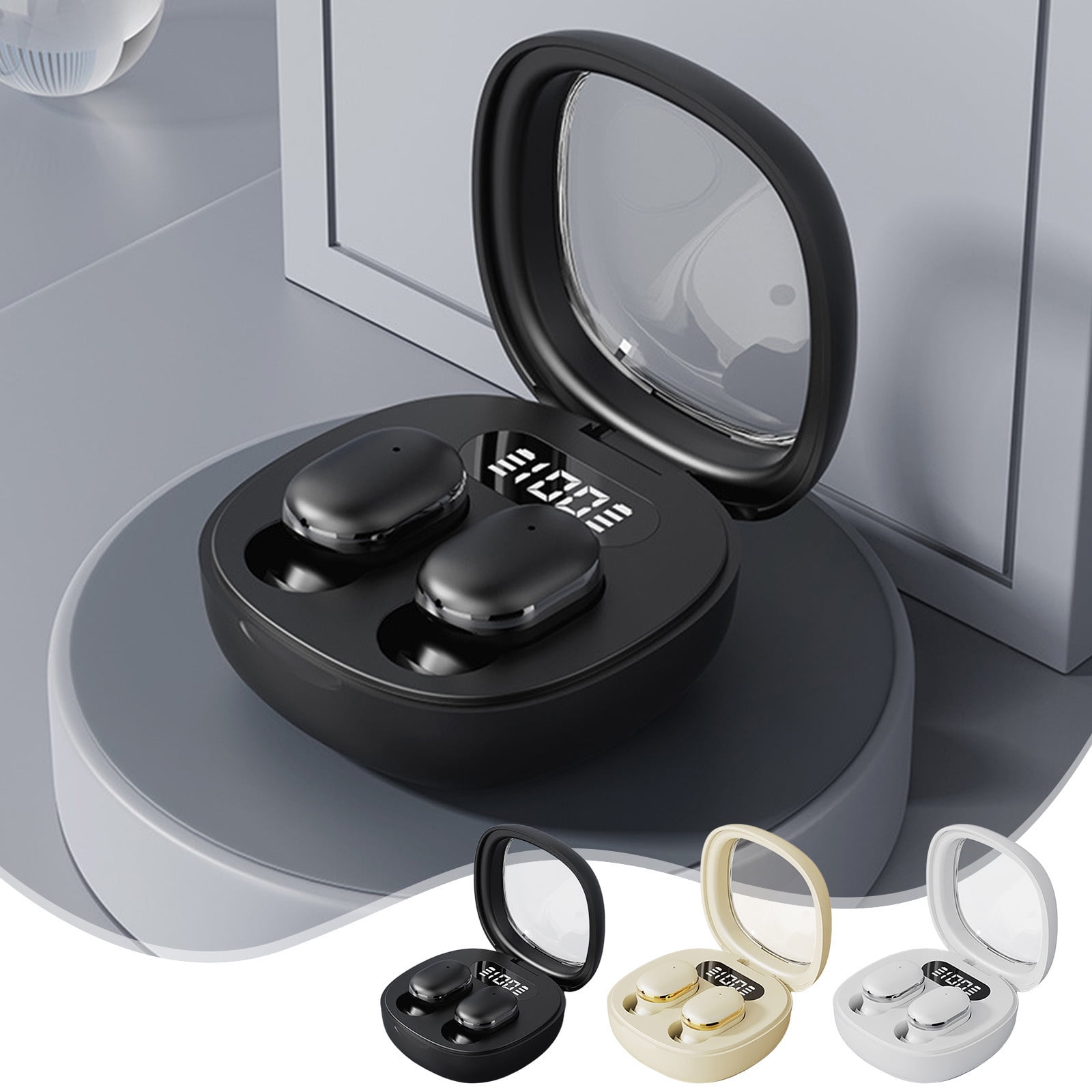 Popular Picks, Wireless Bluetooth Headset 5.3, In-Ear Design with LED ...