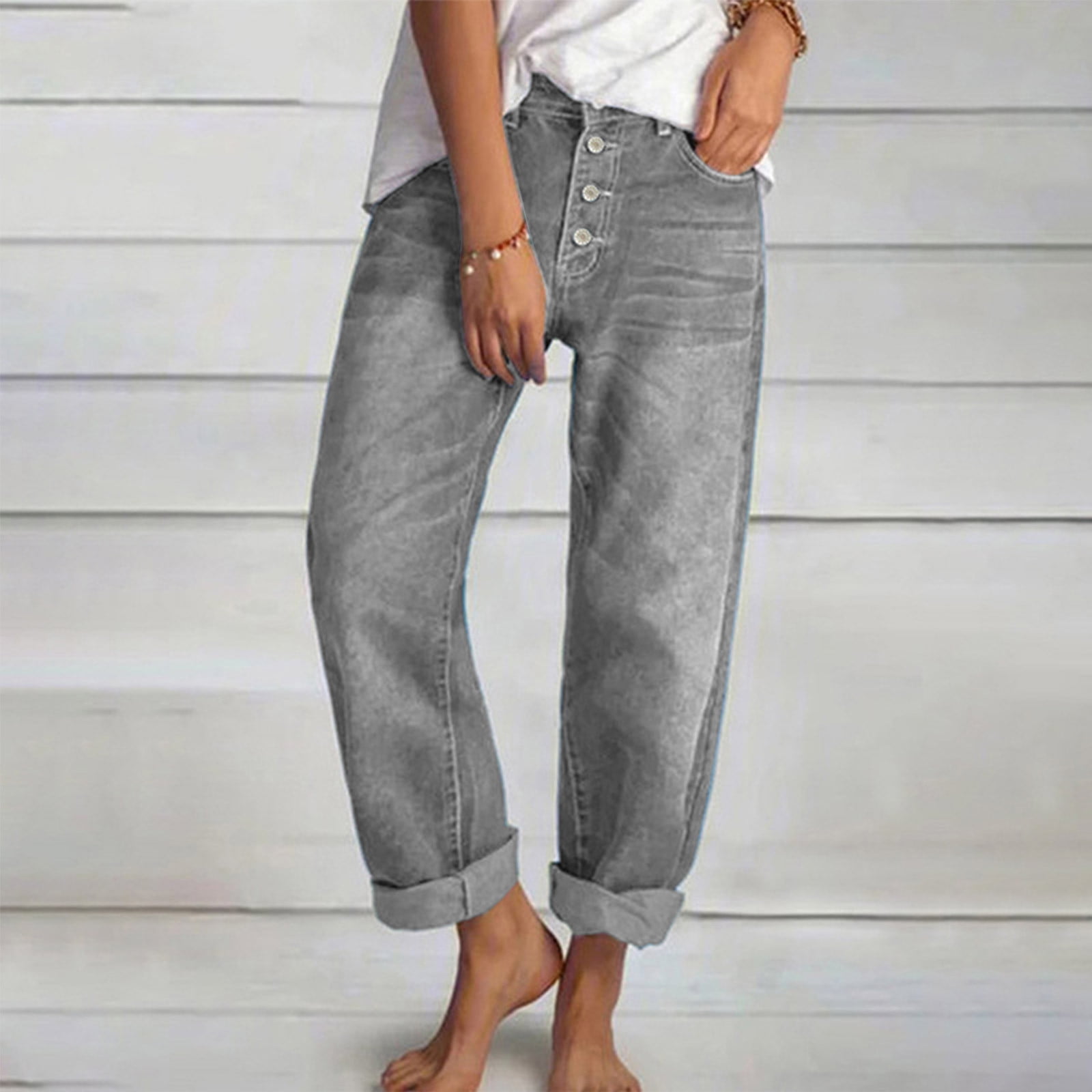 Popular Picks, Women's High Waist Jeans, Straight Leg Wide Leg ...