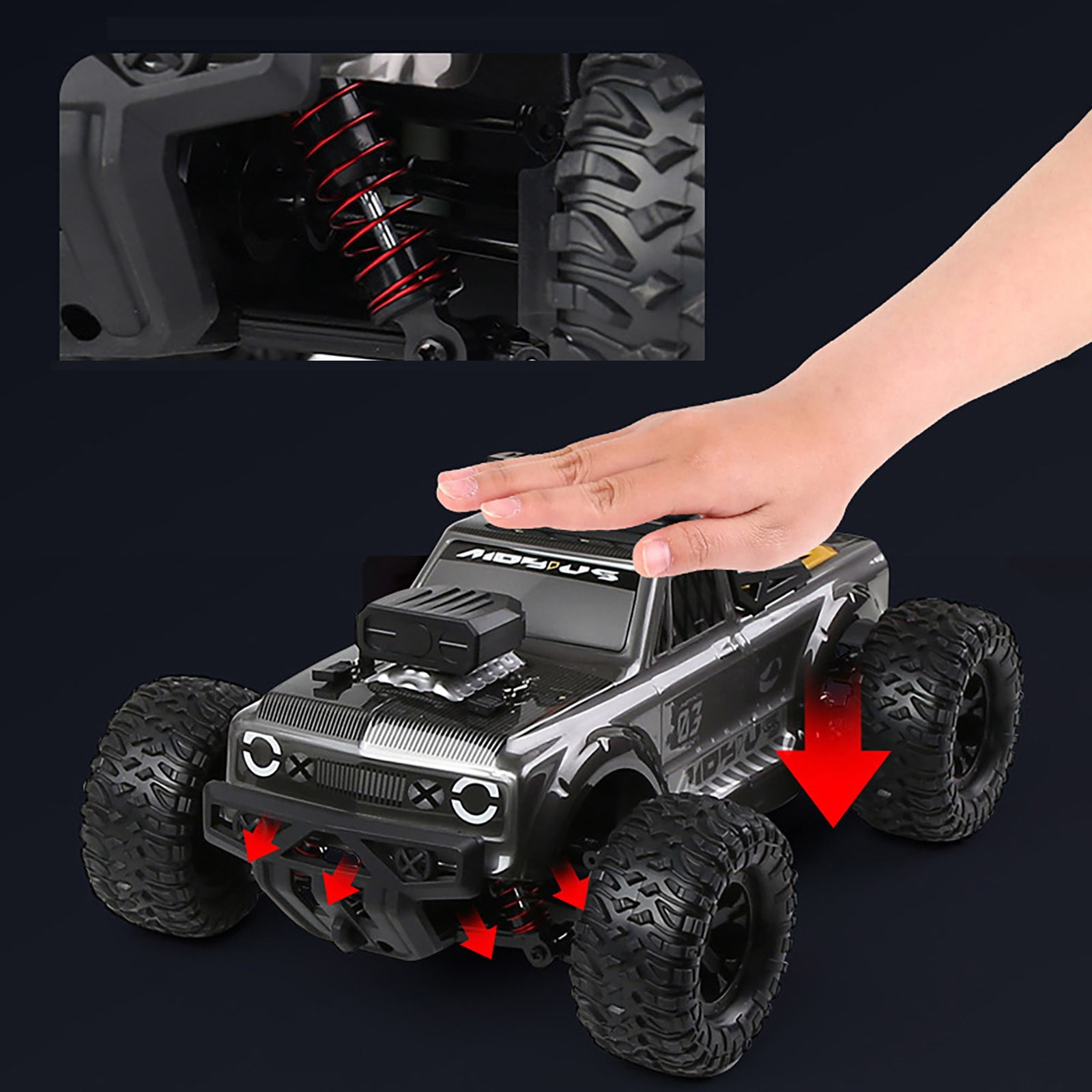 Popular Pickup Truck 1:16 Four Way High Speed Remote Control Car 2.4G ...