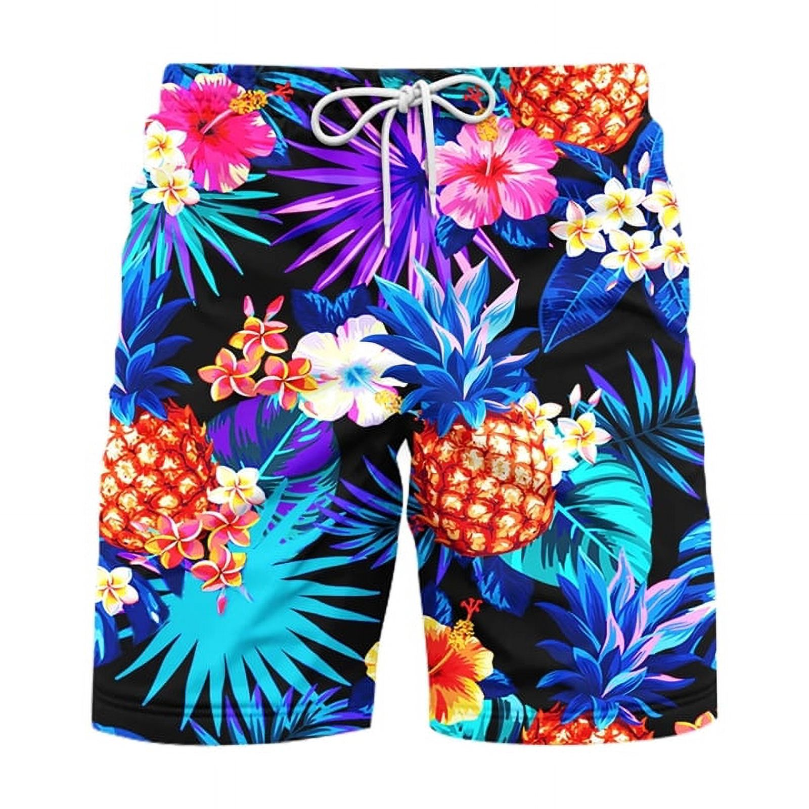 Popular Pineapple Graphic Beach Shorts Pants 3D Printed Hip Hop Board ...
