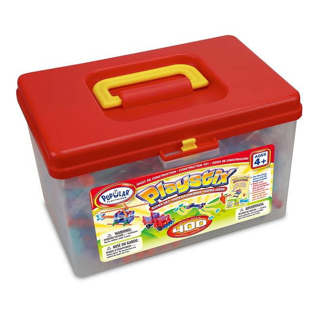 Popular Playthings Playstix Super Set - 400 Piece - Walmart.com
