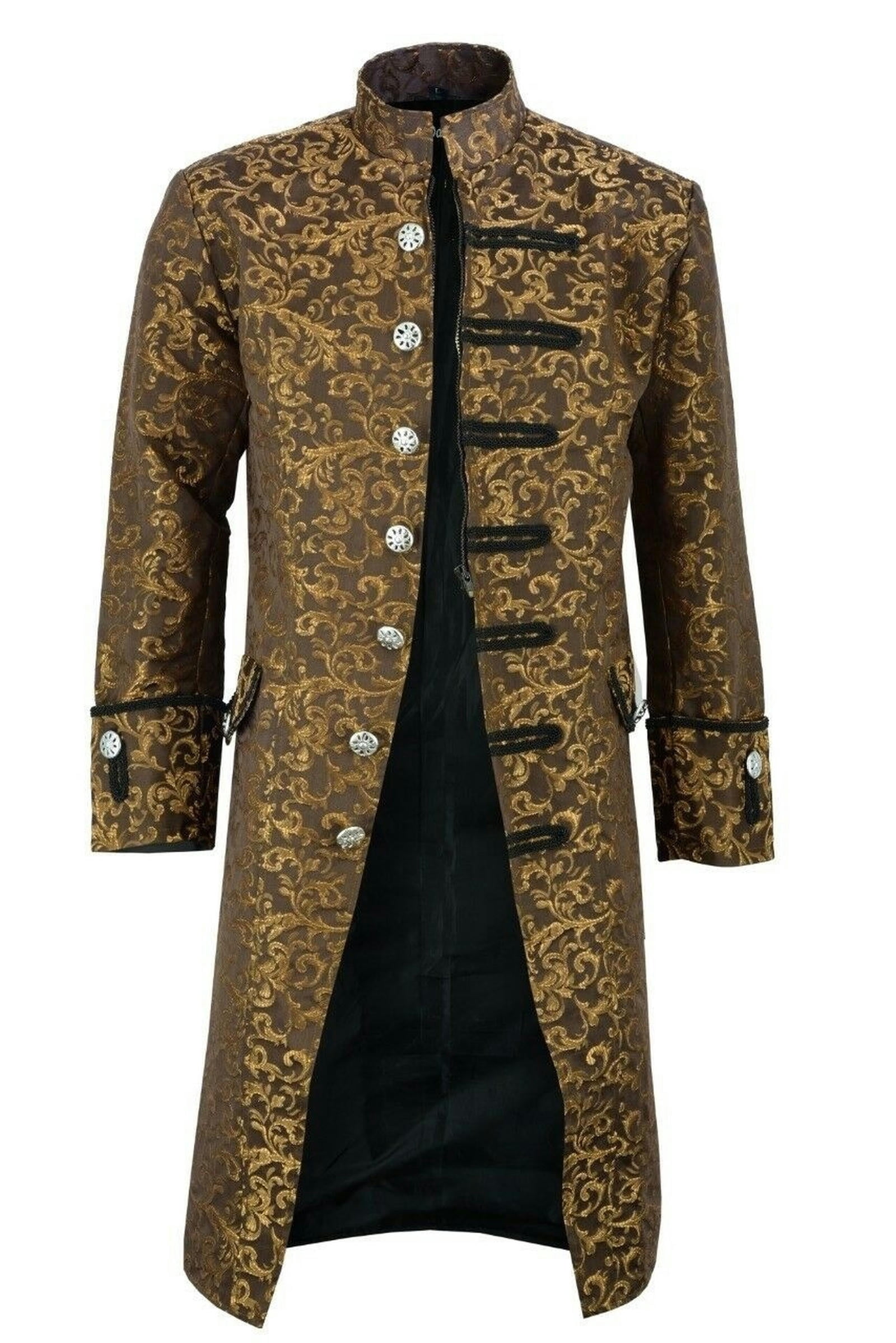 Popular Steampunk Victorian Era Cardigan Jacket-Yellow-M - Walmart.com