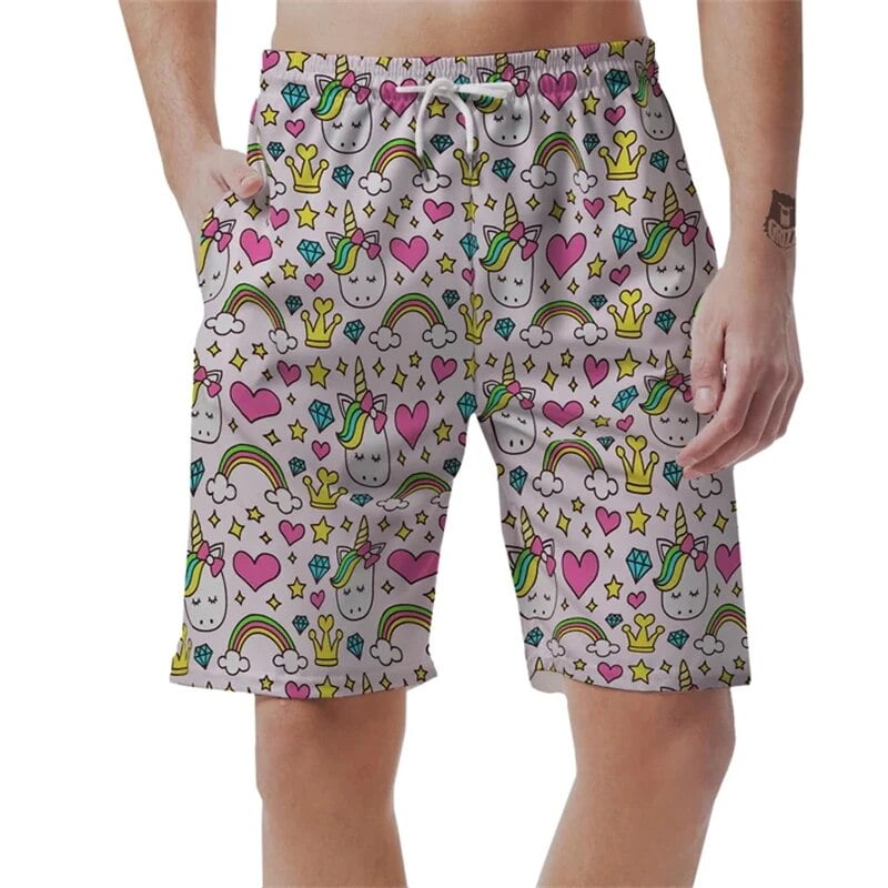 Popular Sunflower Graphic Shorts Pants 3d Print Hip Hop Board Shorts