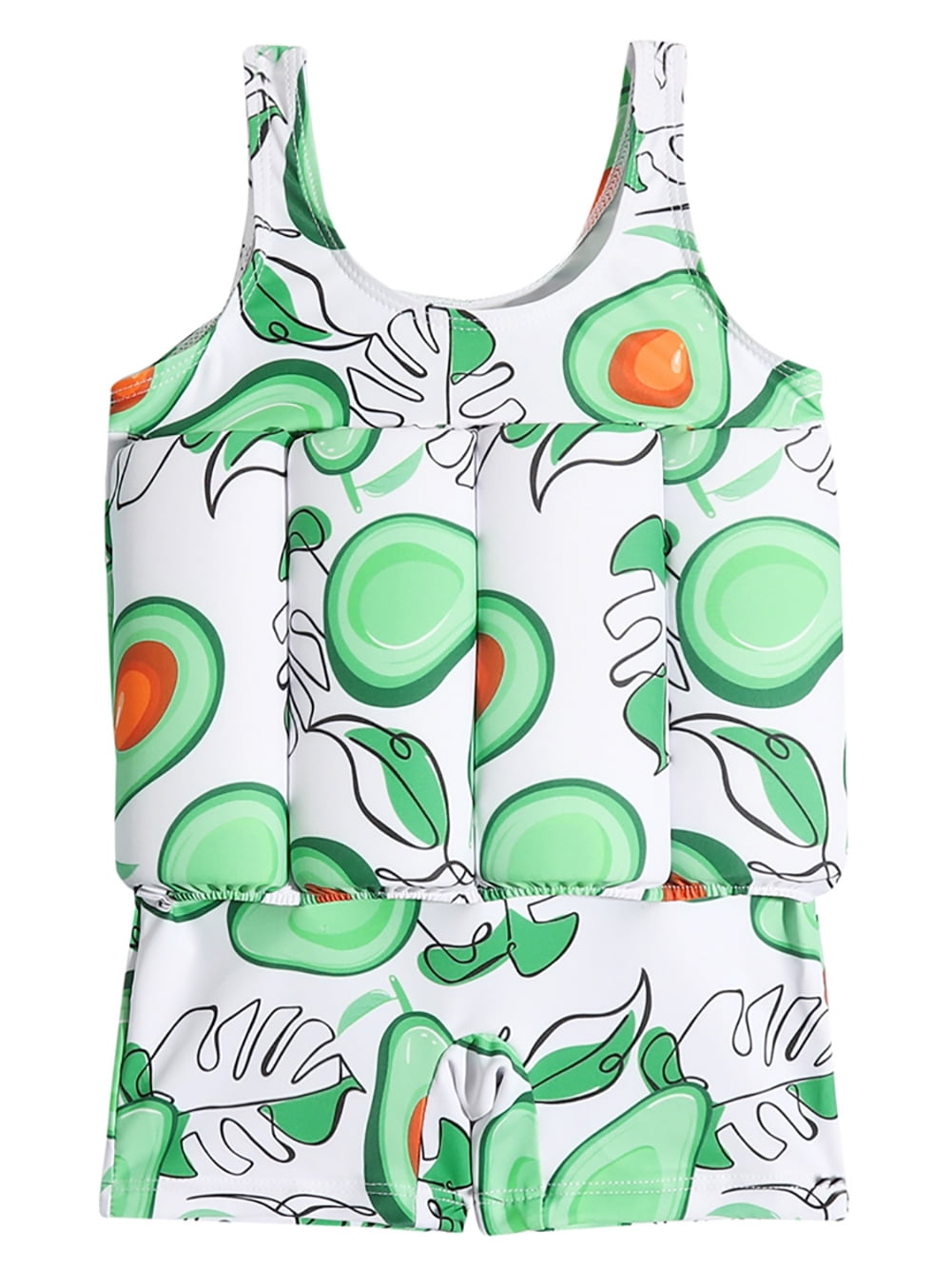 Popvcly 0-3T Toddler Baby Girls Floatation Swimsuit with Adjustable ...