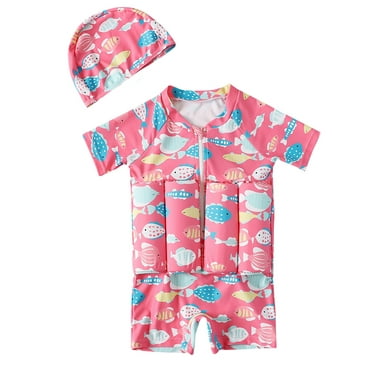 IBTOM CASTLE Toddler Kid Girls Floatation Swimsuit with Adjustable ...