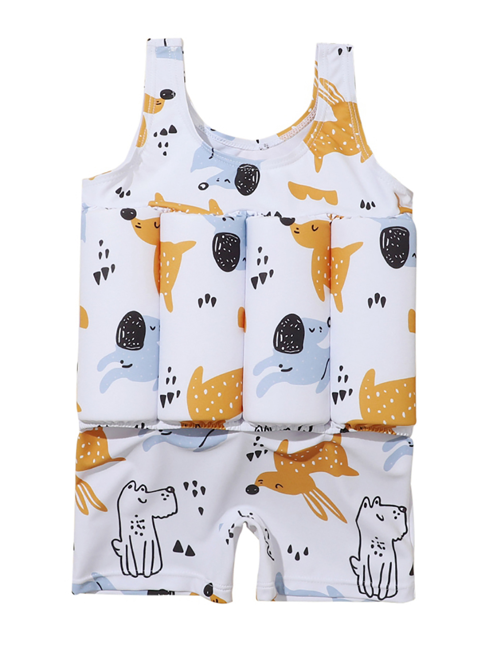 Popvcly 0-6T Toddler Baby Float Swimsuit Buoyancy Sticks for Kids One ...