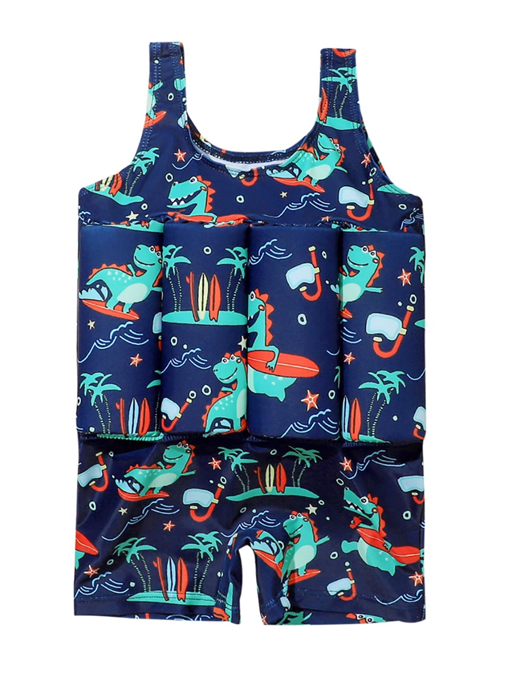 Popvcly 0-6T Toddler Baby Float Swimsuit Buoyancy Sticks for Kids One ...