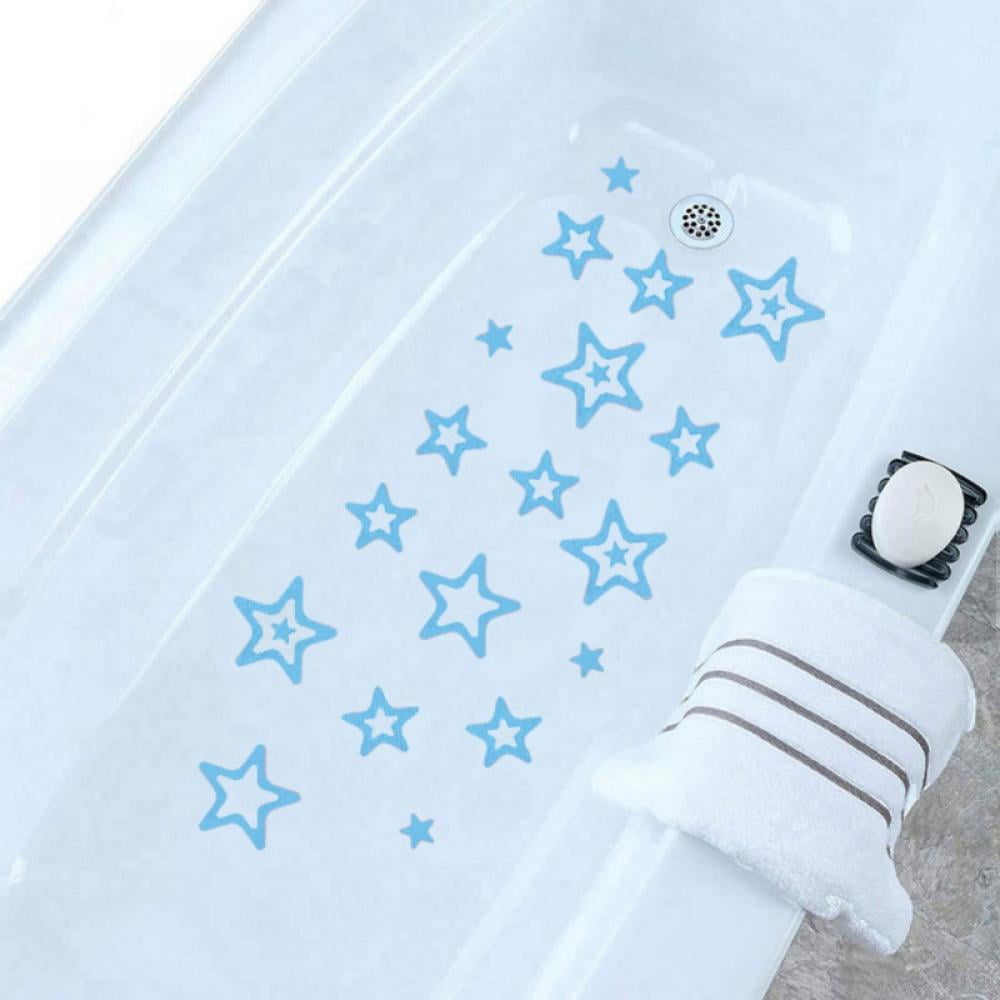 Popvcly 21-Piece Non-Slip Bath Appliques Star Design Safety Adhesive ...