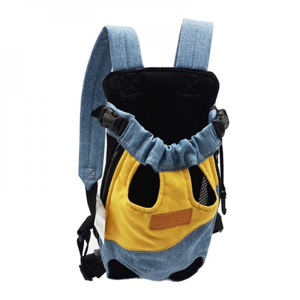 Popvcly Dog Backpack Front Chest Carrier Pet Carrying Bookbag ...