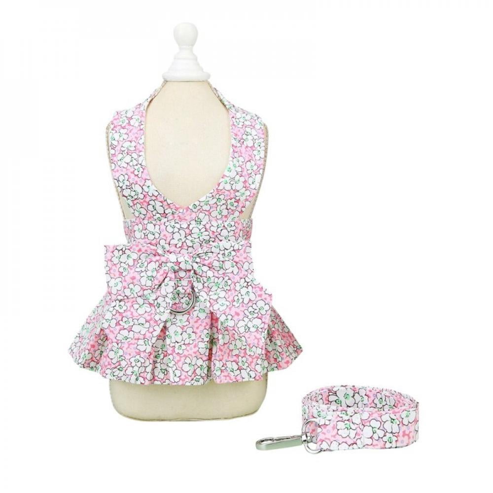 Popvcly Dog Dress Harnesses for Small Dogs Girl Puppy Cat Bunny Rabbit ...