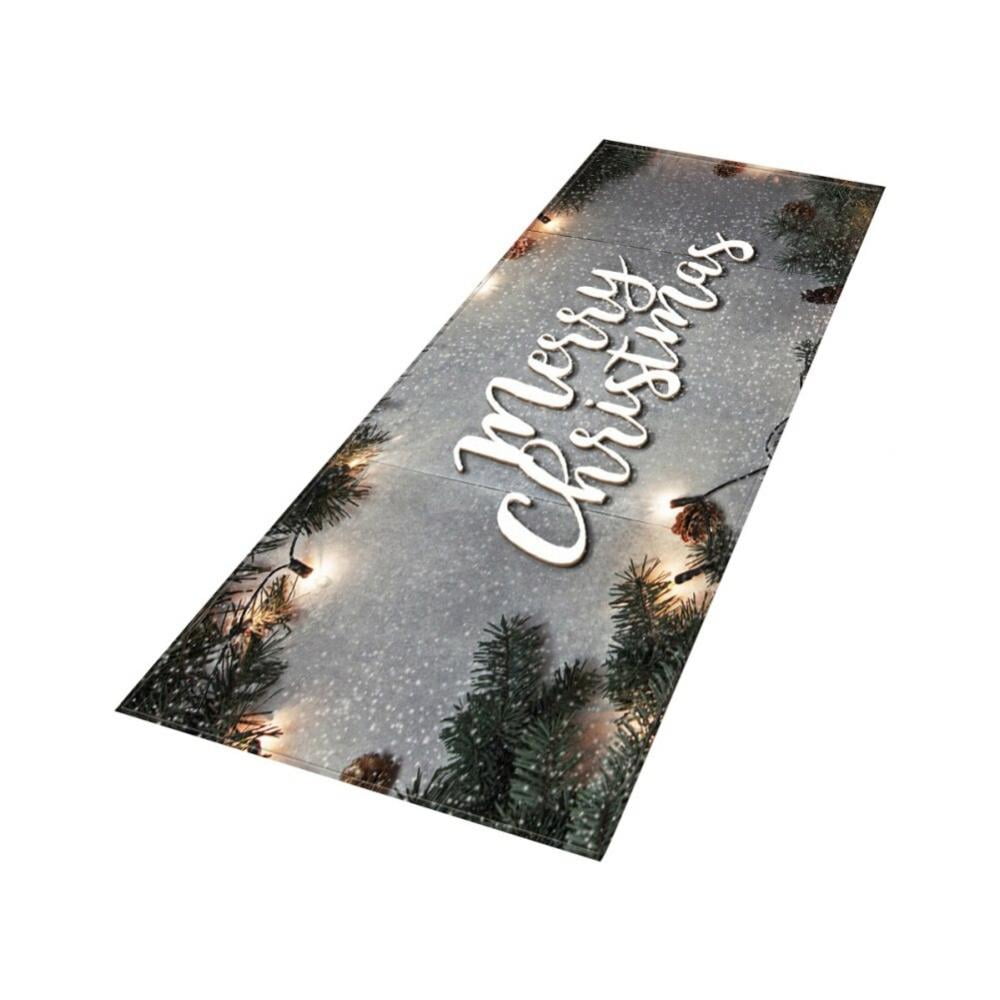 Popvcly Merry Christmas Door Mats Rug Non-Skid Slip Rubber Indoor ...
