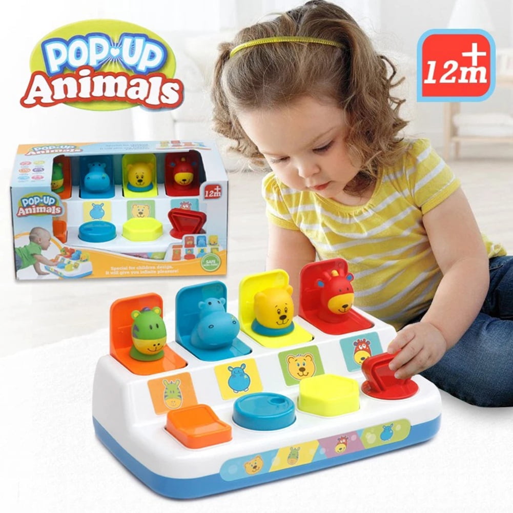 Popvcly Pop Up Toy, Baby Pop Up Toys for Toddlers 1-3, Educational Baby ...