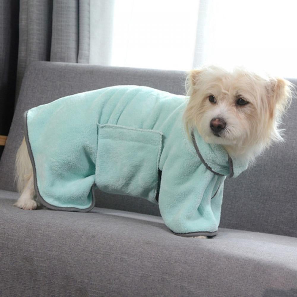 Popvcly Premium Absorbent Dog Towel Clothes, Quick Drying Hooded ...