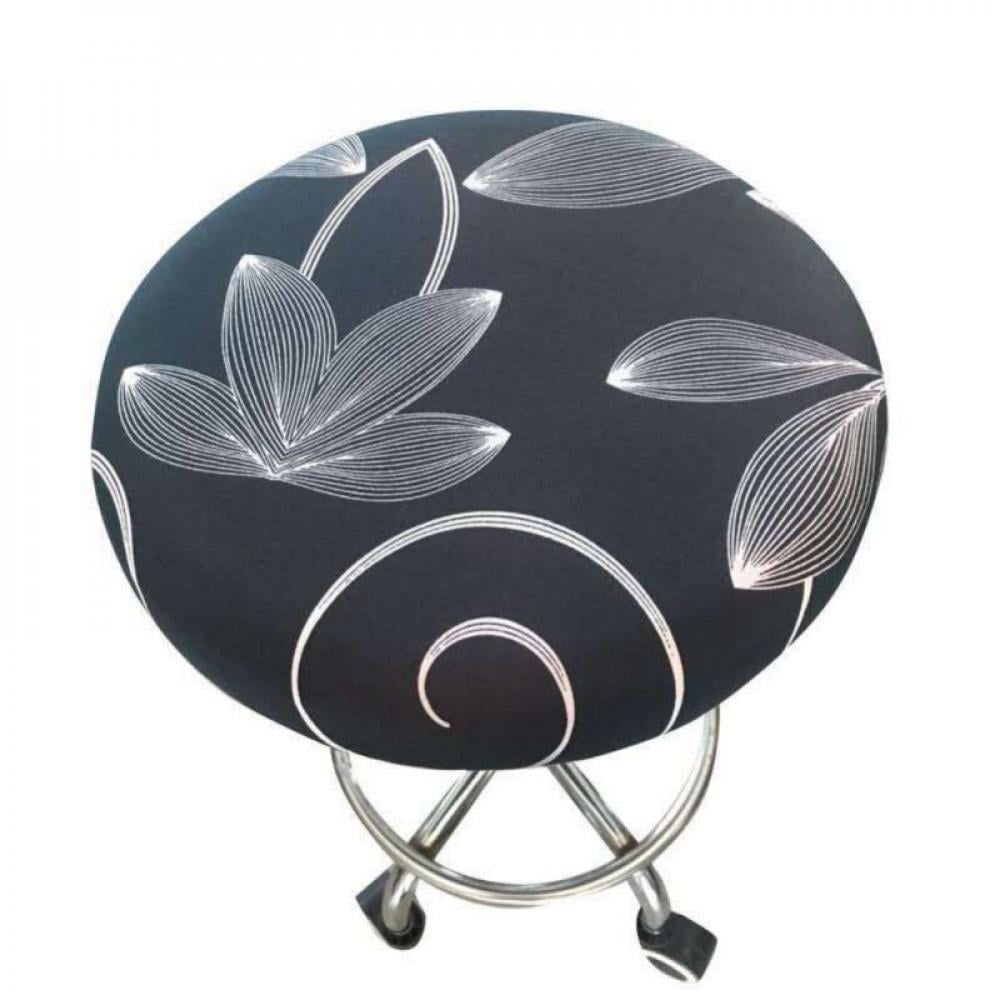 Popvcly Round Chair Cover Stool Cover Super Breathable Round Bar Stool ...