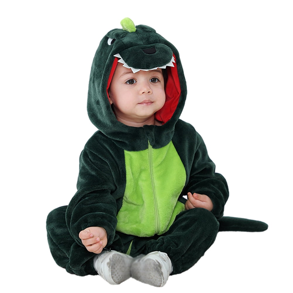 Popvcly Unisex Baby Animal Dinosaur Onesie Costume Cartoon Animal ...
