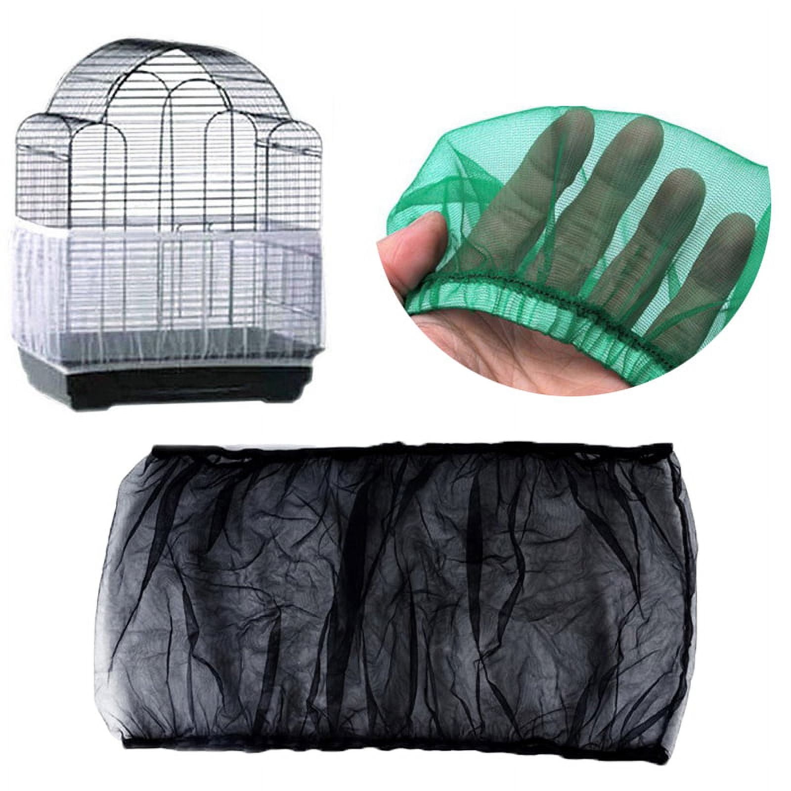 Popvcly Universal Bird Cage Seed Catcher,Seed Catcher Guard Net Cover ...