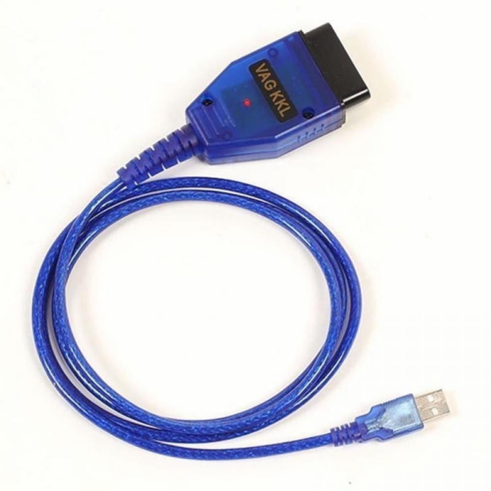 Popvcly VAG-COM KKL 409.1 OBD2 USB Cable, Automotive Diagnostic Tool ...