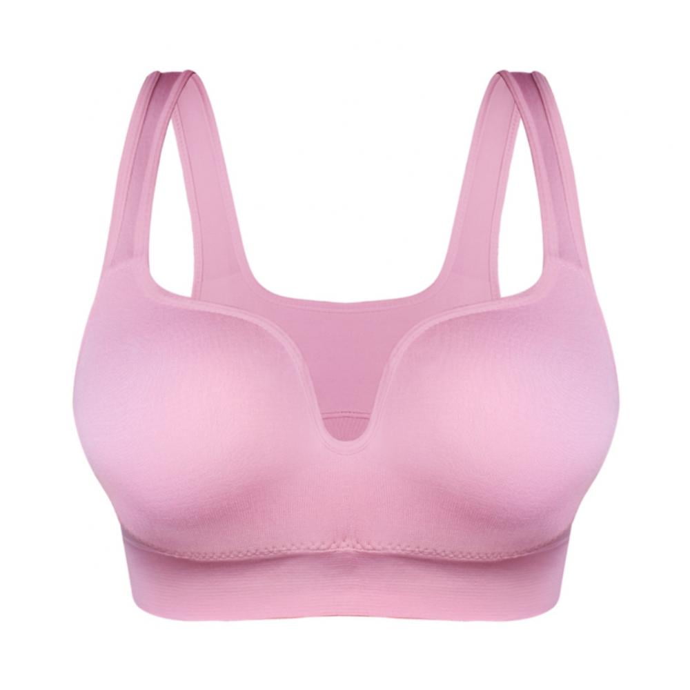 Popvcly Women's Comfort One-Piece Sports Bra U-shaped Seamless ...