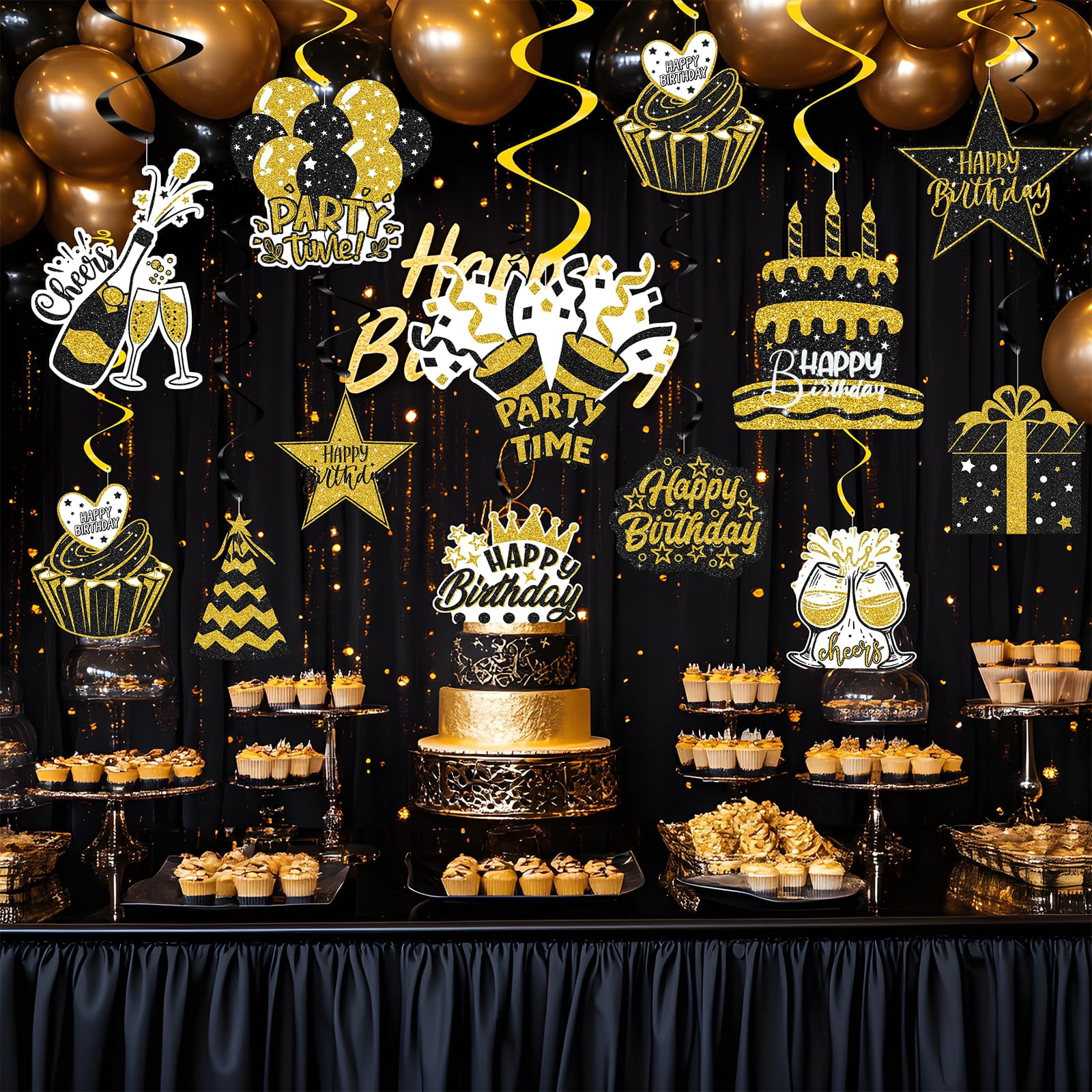 Poqirzan 146Pcs Party Supplies, IFF17 Race Car Tableware Set - Serve 24 ...