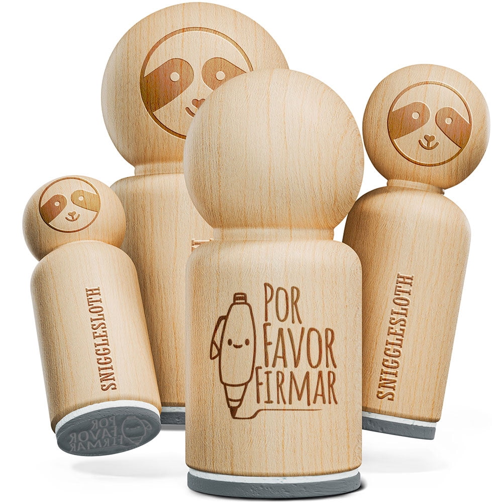 Por Favor Firmar Please Sign Spanish Pen Class School Teacher Stamp ...