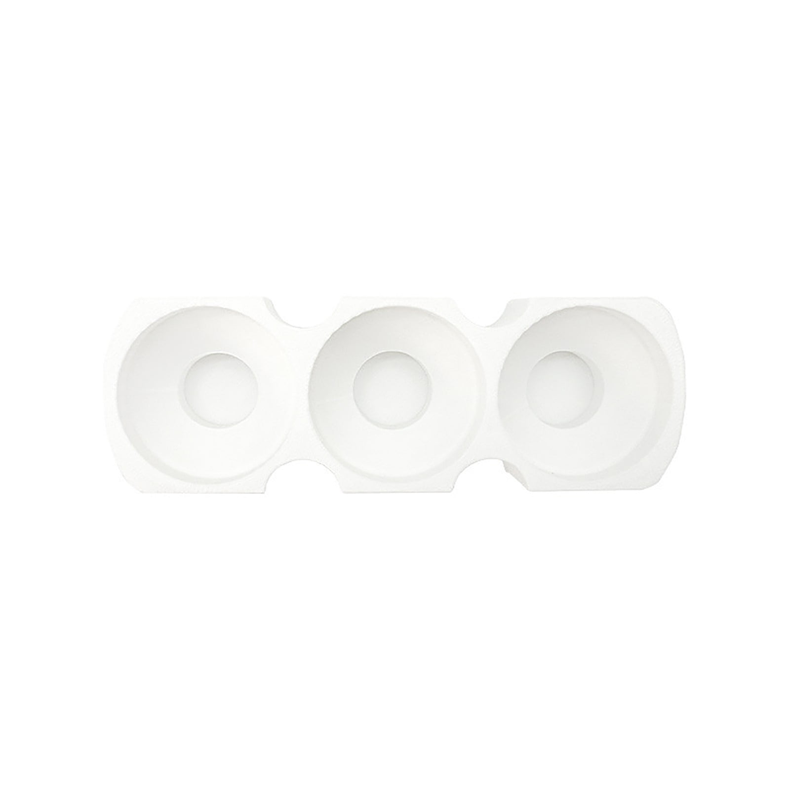 Porcelain 3-Section Serving Tray for Appetizers, Dips, Snacks and ...