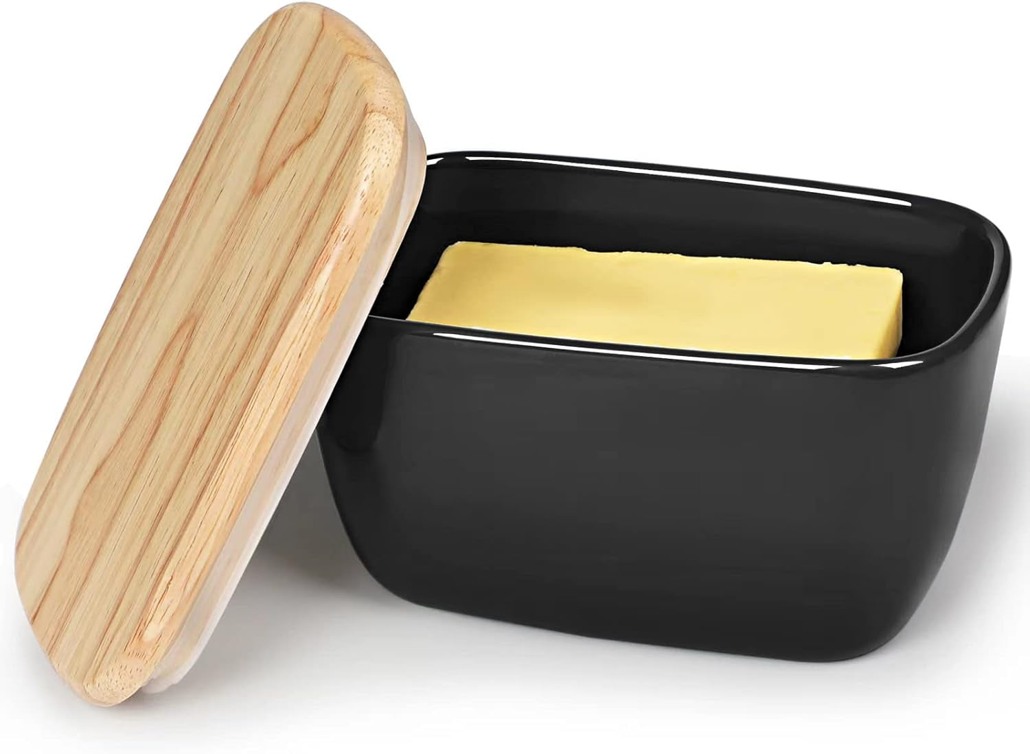 Porcelain Butter Dish Perfect for 4 Sticks of Butter,Butter Container ...