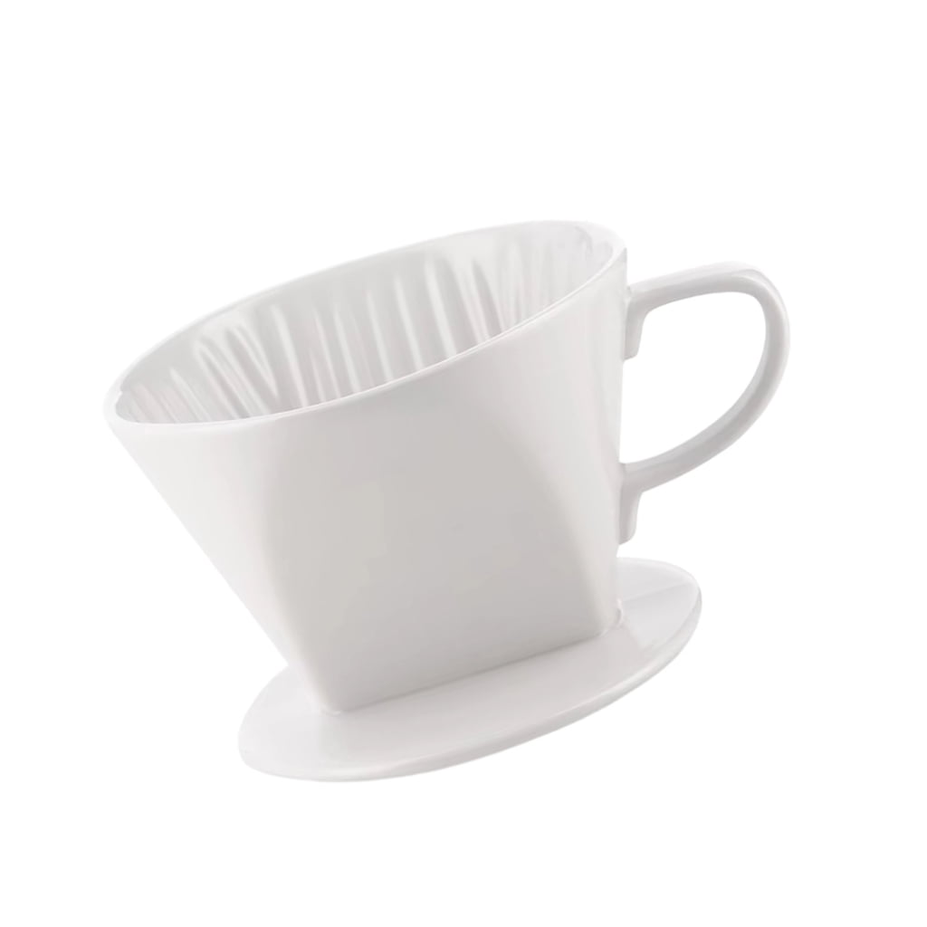 Porcelain Coffee Dripper Funnel Conical Hand Flushing Single Dripping ...
