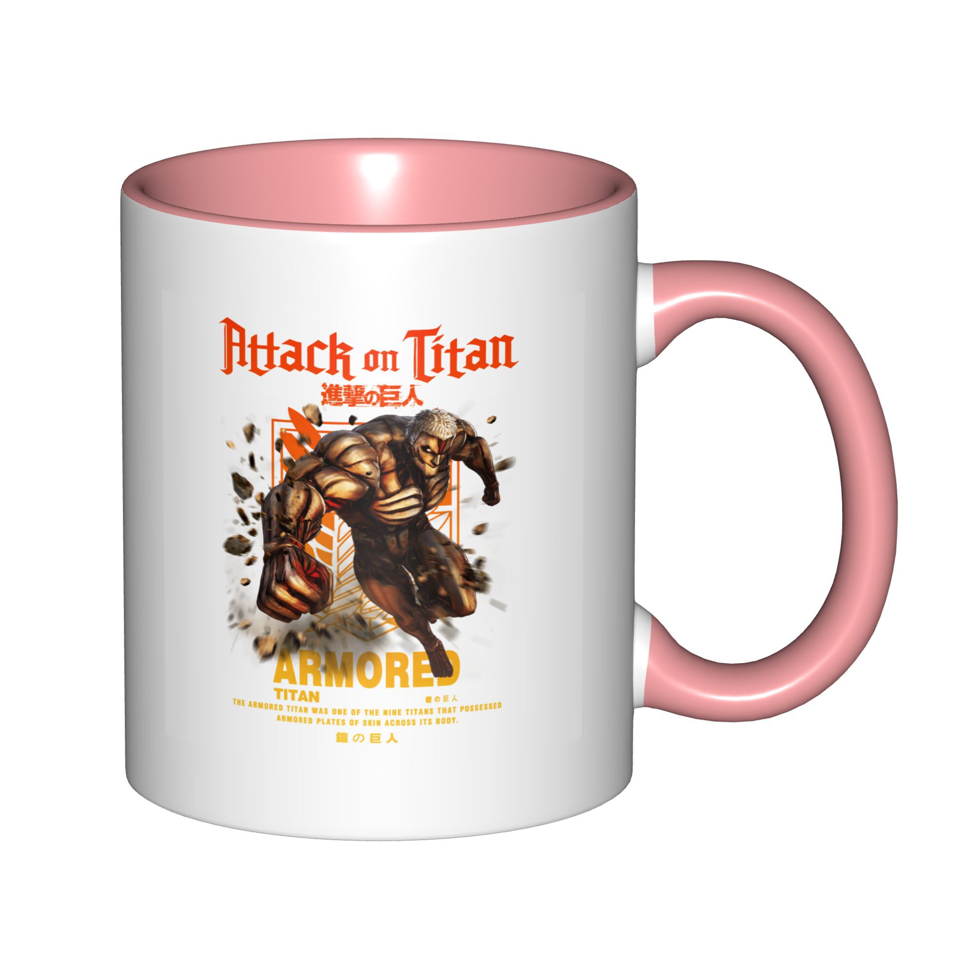 Porcelain Coffee Mug Home Decor Armored Titan Attack on Titan Coffee ...
