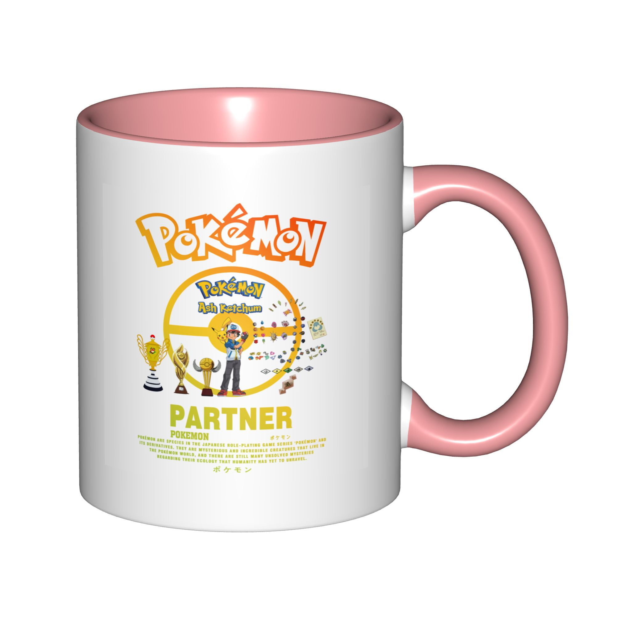 Porcelain Coffee Mug Home Decor Ash Ketchum Coffee Cup for Tea Latte ...