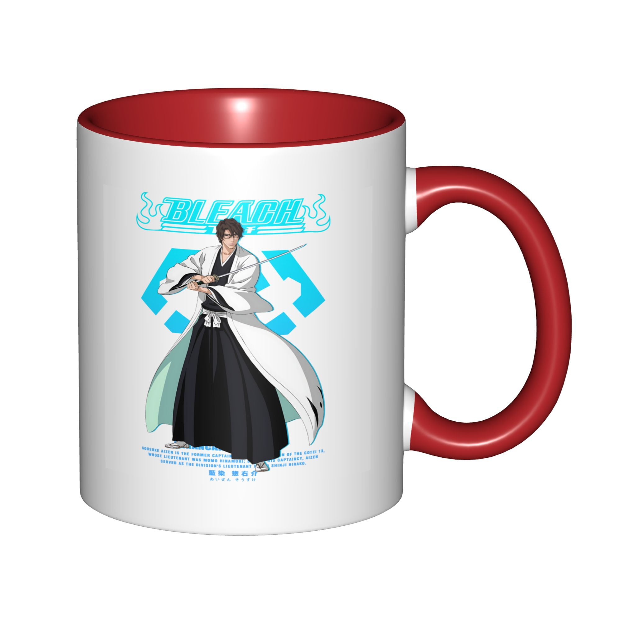 Porcelain Coffee Mug Home Decor Bleach Aizen Sousuke Coffee Cup for Tea ...