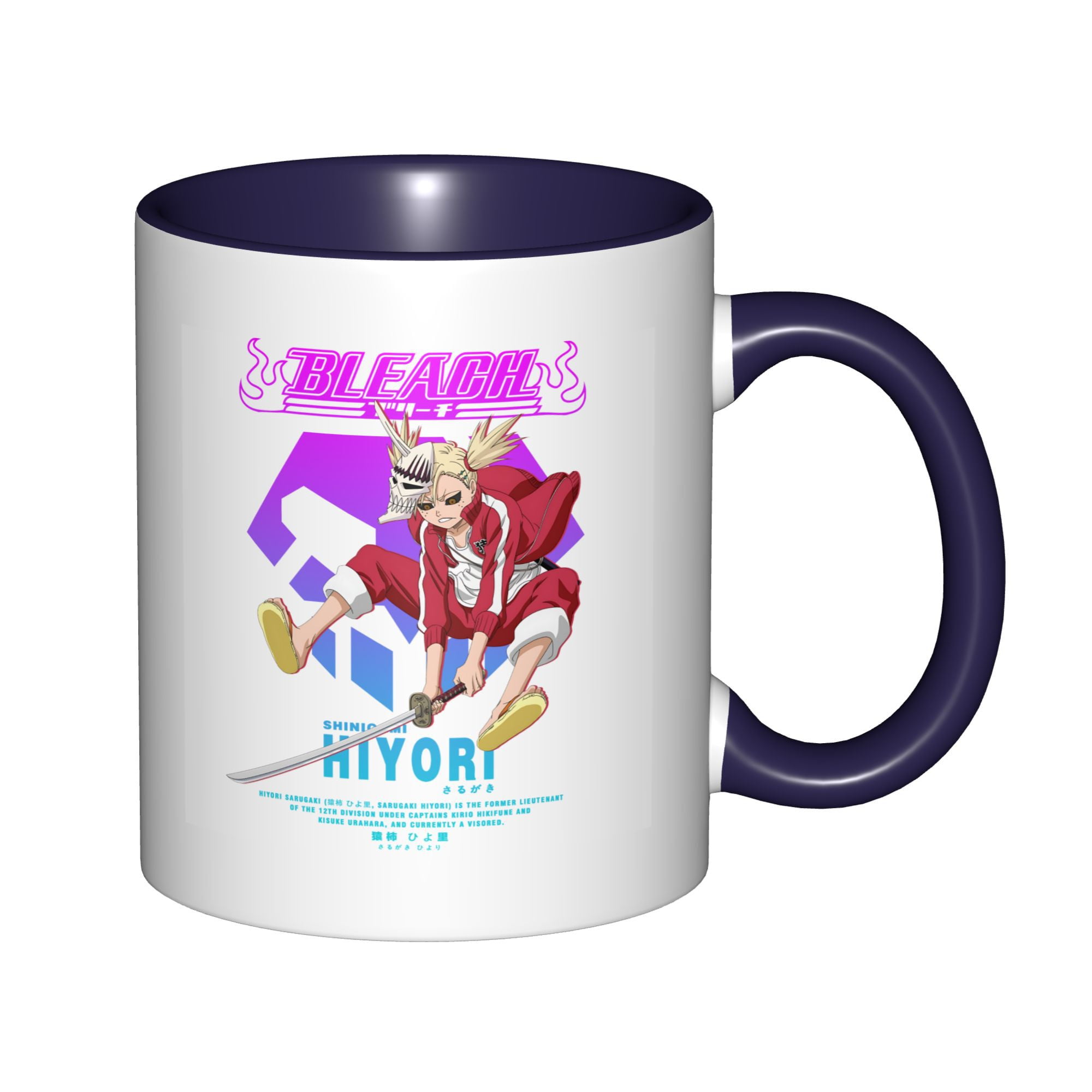 Porcelain Coffee Mug Home Decor Bleach Hiyori Sarugaki Coffee Cup for Tea Latte Cappuccino Milk ...