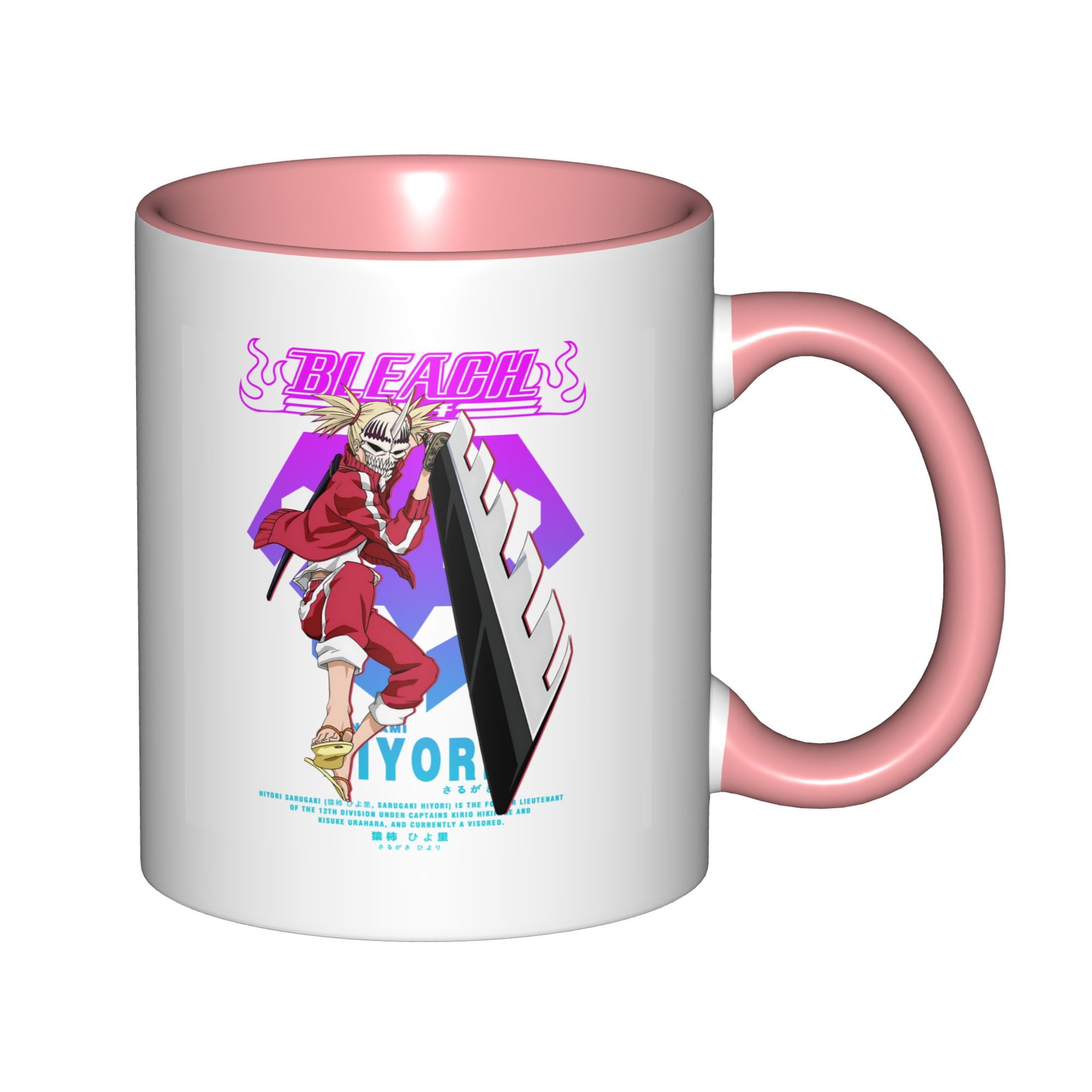 Porcelain Coffee Mug Home Decor Bleach Hiyori Sarugaki Coffee Cup for Tea Latte Cappuccino Milk ...