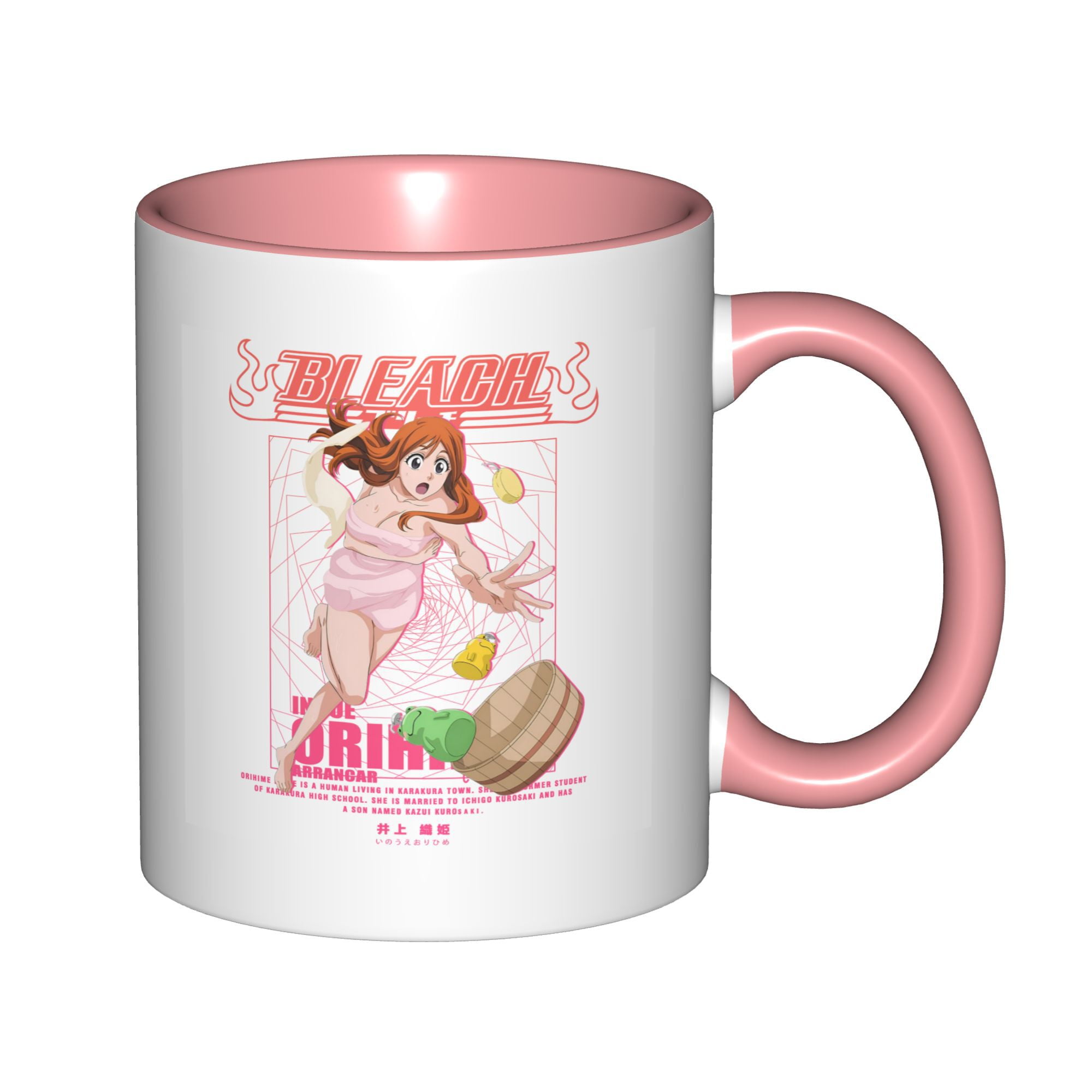 Porcelain Coffee Mug Home Decor Bleach Inoue Orihime Coffee Cup for Tea Latte Cappuccino Milk ...