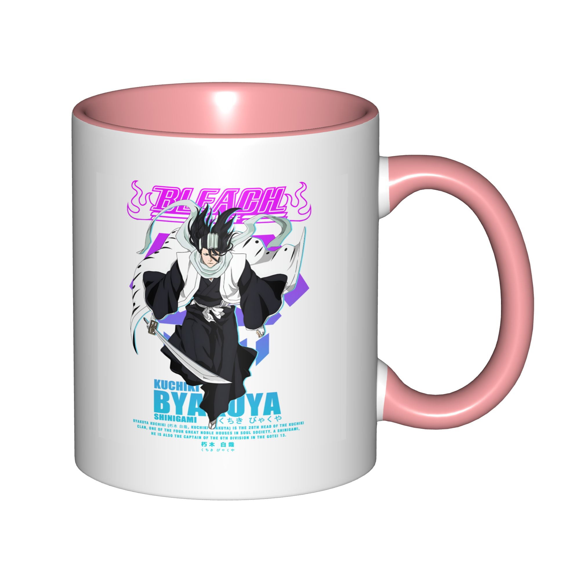 Porcelain Coffee Mug Home Decor Bleach Kuchiki Byakuya Coffee Cup for ...