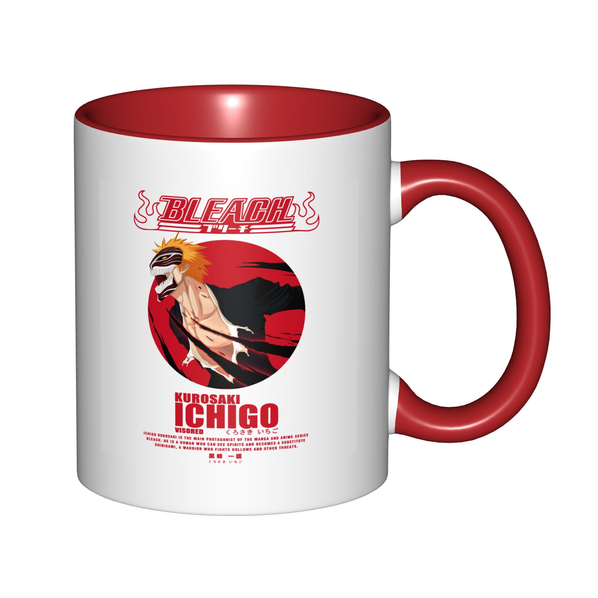 Porcelain Coffee Mug Home Decor Bleach Kurosaki Ichigo Coffee Cup for ...